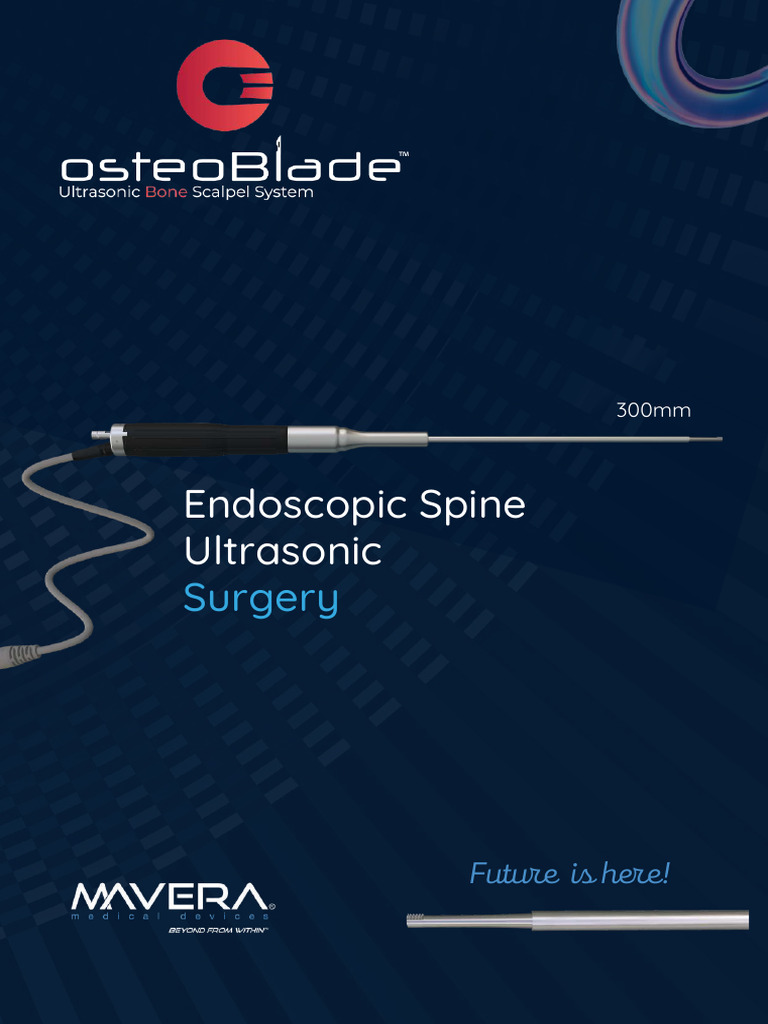 Ultrasonic Spine Surgery Innovations | PDF | Surgery | Medical Device