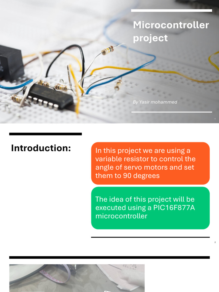 Microcontroller Project | PDF | Capacitor | Microcontroller