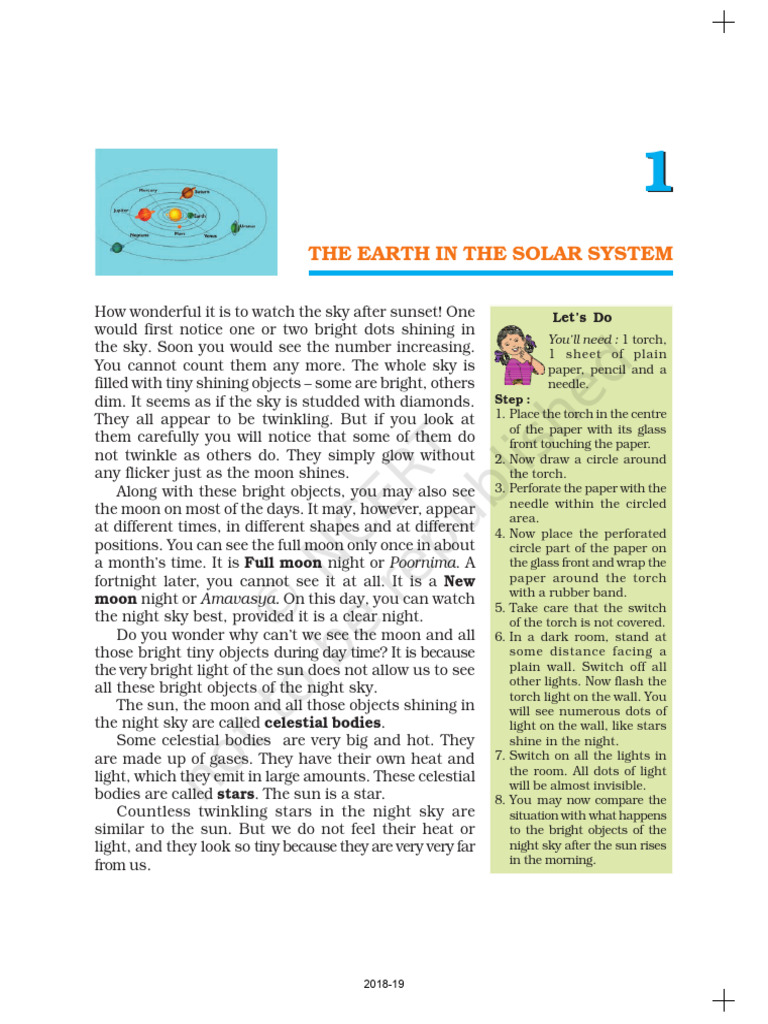Earth and Its Celestial Neighbors | PDF | Planets | Equator