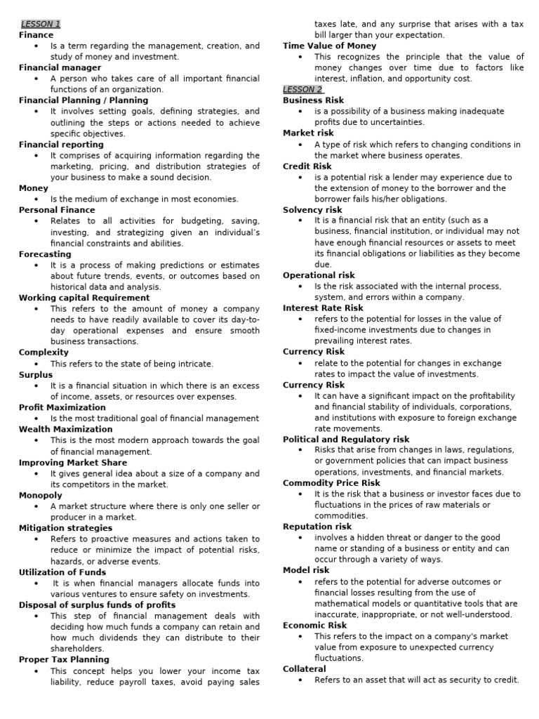 STFM Reviewerrr | PDF