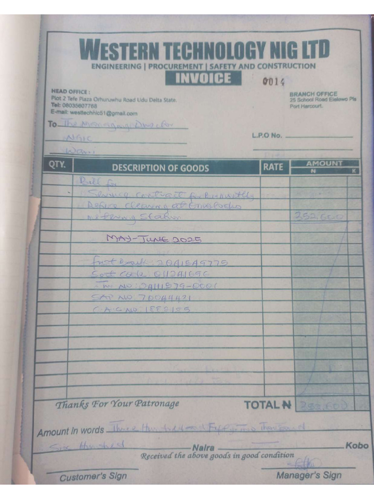 Inv 1 | PDF