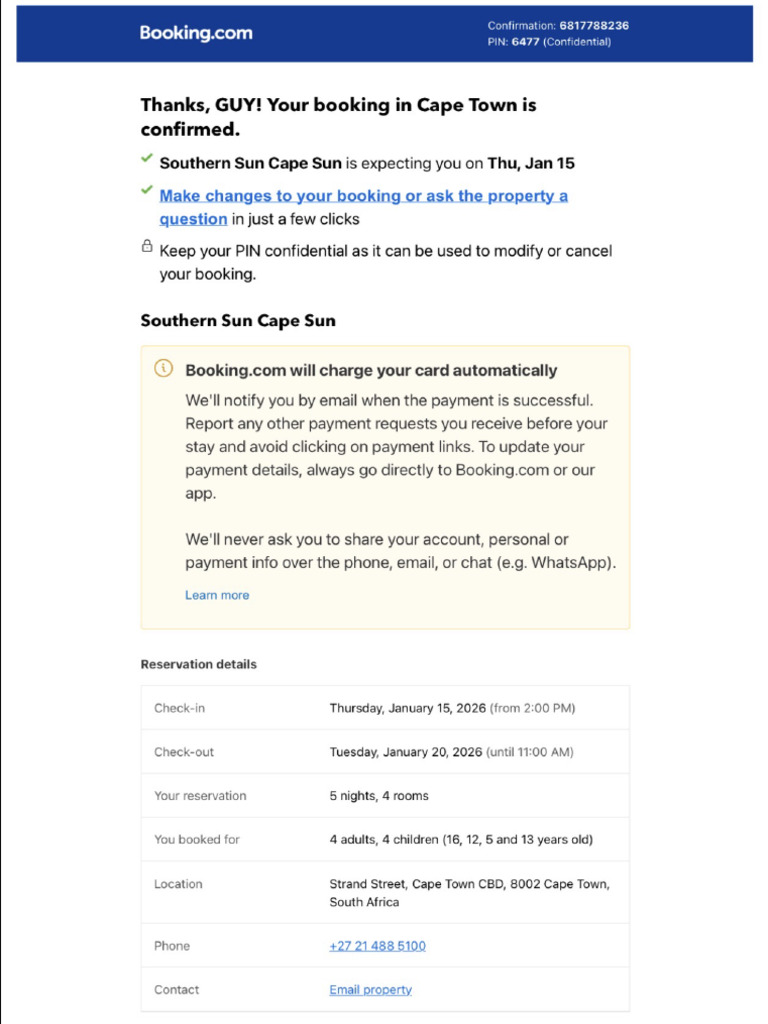 Booking Reservations | PDF