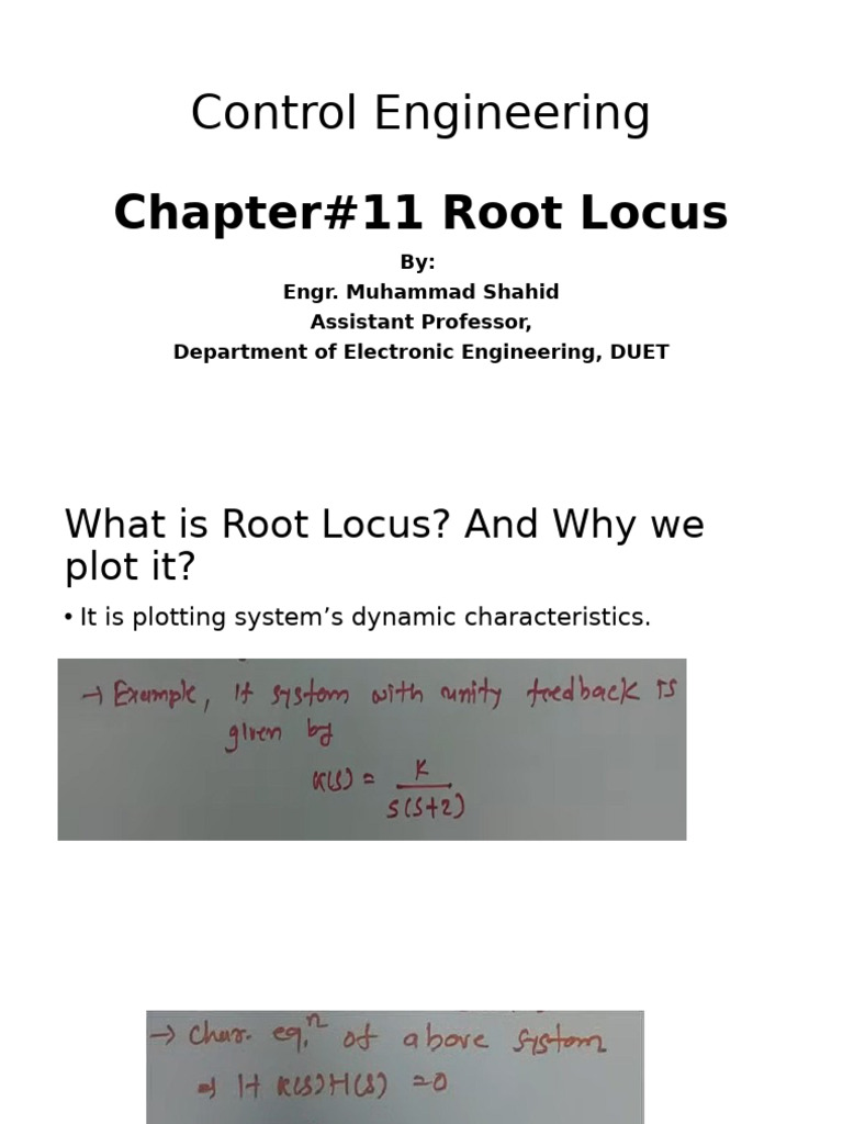 Root Locus in Control Engineering | PDF