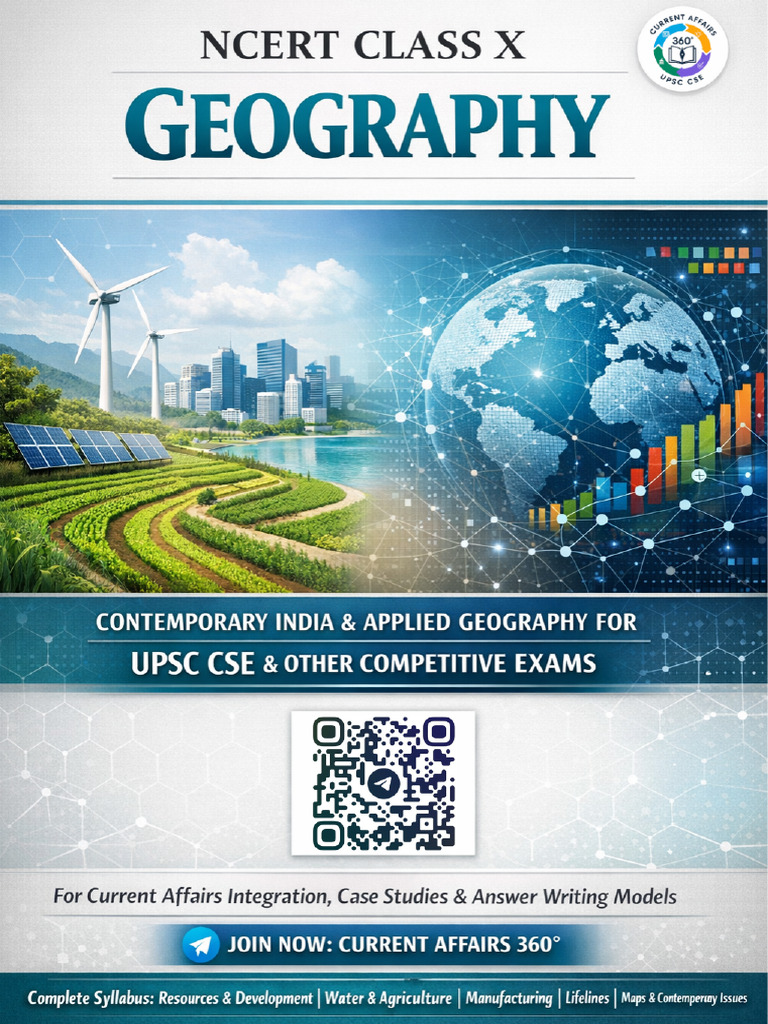 NCERT Notes - Class 10 - Geography | PDF | Soil | Water