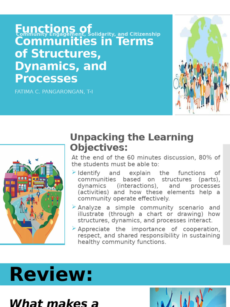 Functions of Communities in Terms of Structures | PDF | Community ...