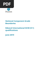 Edexcel Notional Grade Boundaries 2023 | PDF