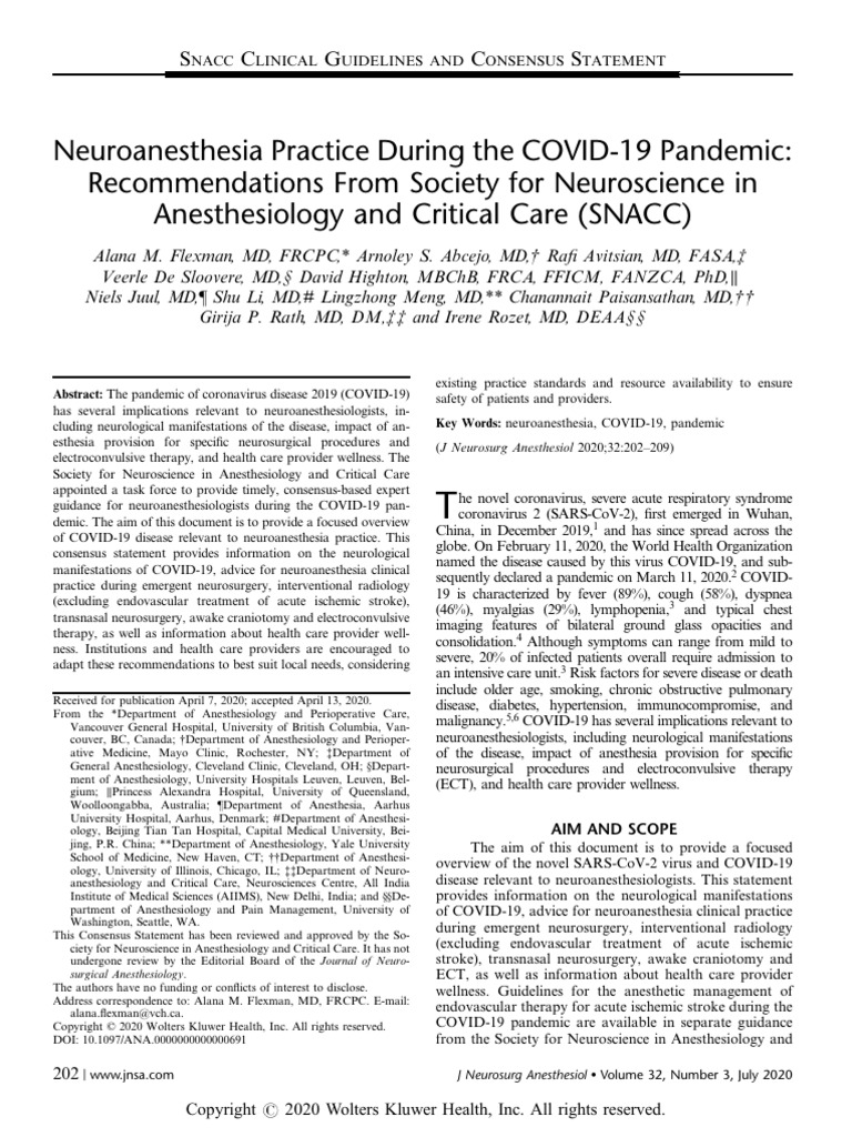 Ana-32-10 1097 Ana 0000000000000691 | PDF | Neurosurgery | Stroke