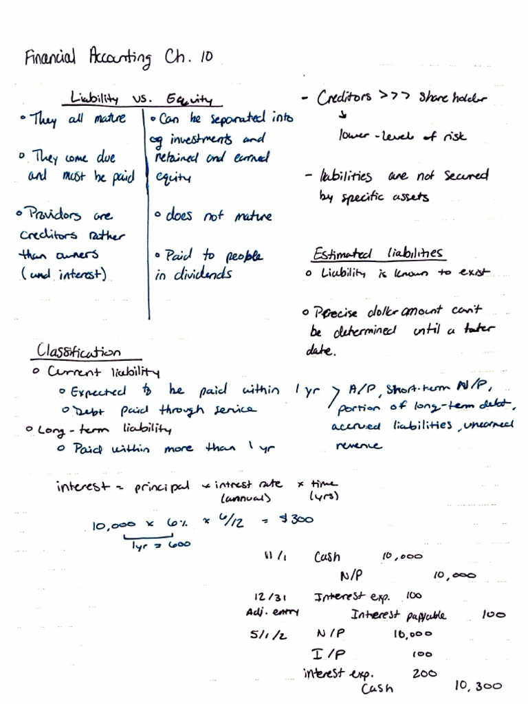 Financial Accounting CH 10 (Information) | PDF | Equity (Finance ...