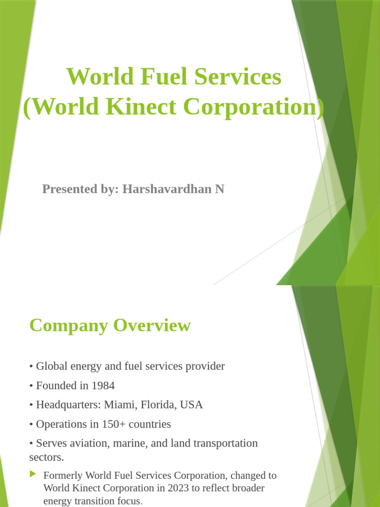 World Kinect Corporation Overview | PDF | Economies | Economy And The ...