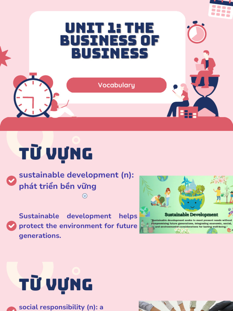 Business Vocabulary for Sustainability | PDF