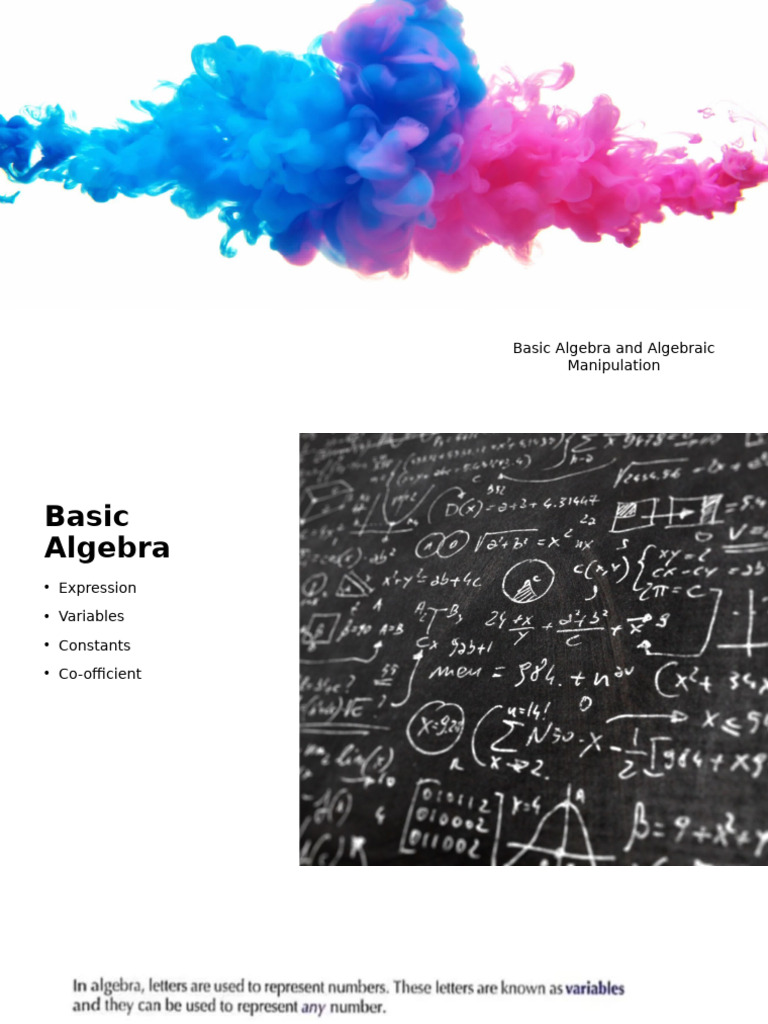 Presentation Math Algebra | PDF
