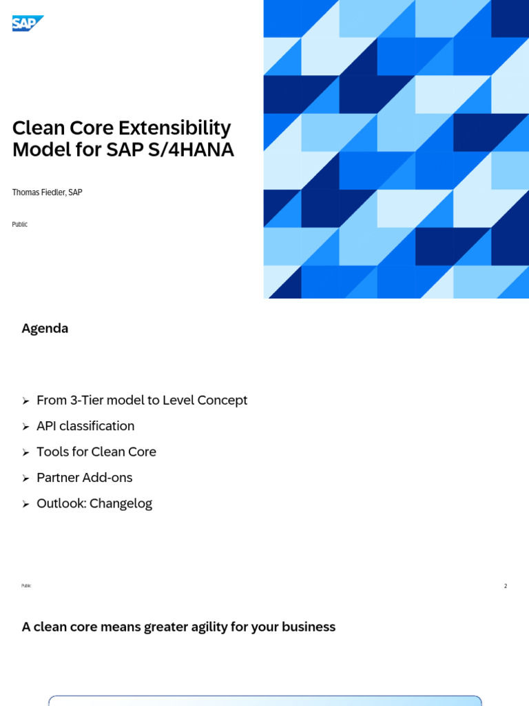 Clean Core Extensibility in SAP S/4HANA | PDF | Json | Cloud Computing