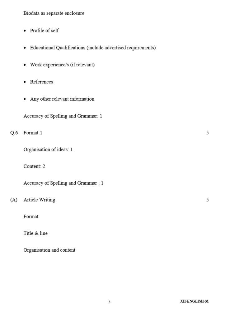 Xii English - Doc Morning | PDF