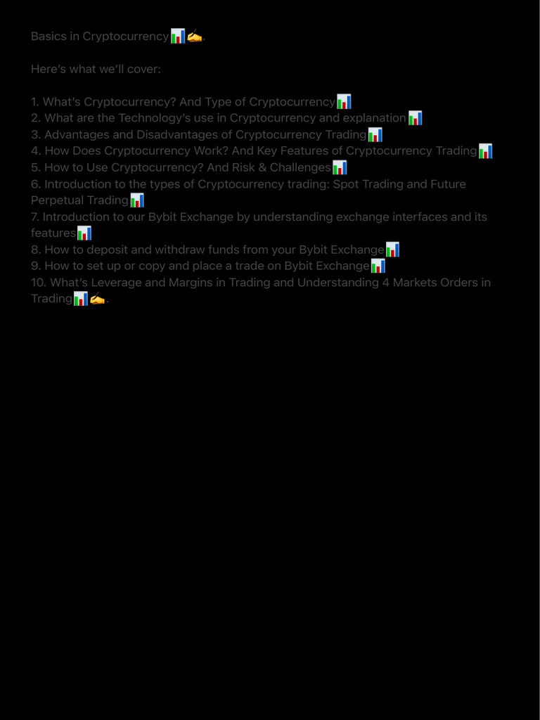 Basics in Cryptocurrency? | PDF