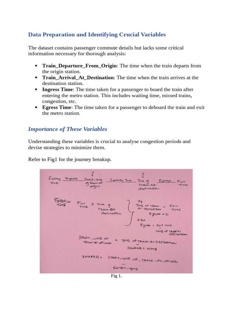Essential Variables for Transit Analysis | PDF | Applied Mathematics