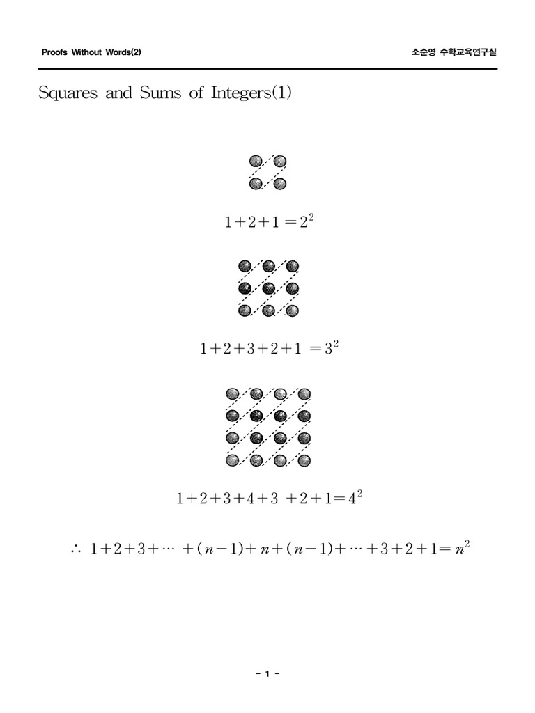 Proofs Without Words 02 | PDF