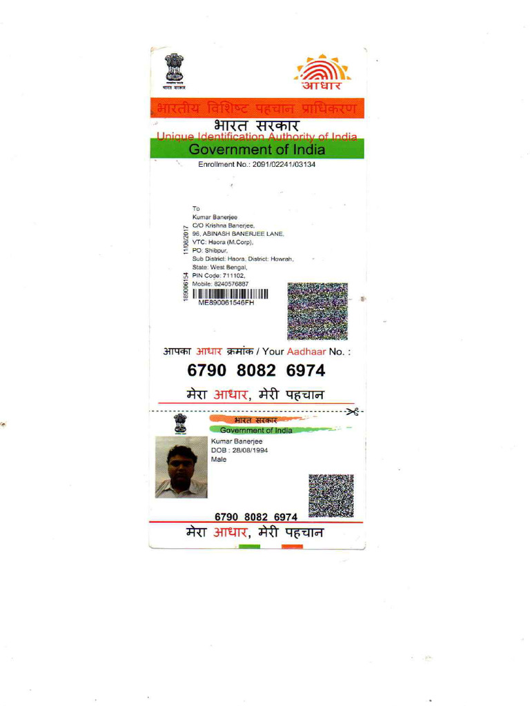 AADHAAR | PDF