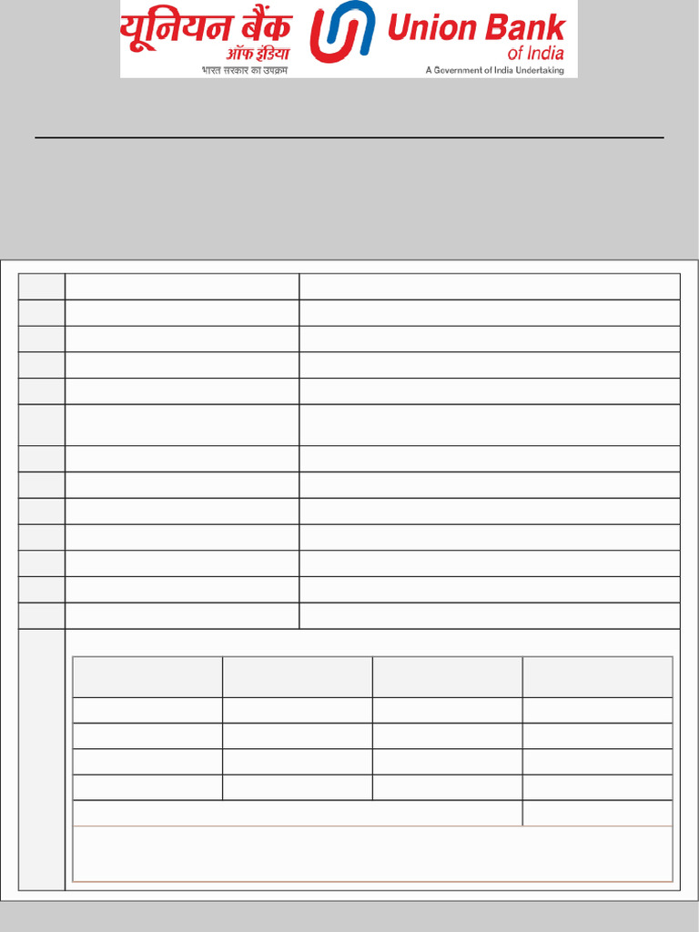 Overdraft Application Form for MSME Loan | PDF | Loans | Banks
