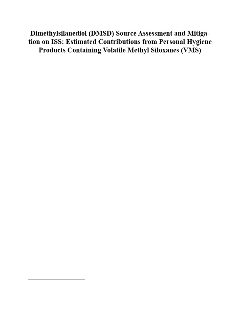 20180006337 | PDF | International Space Station | Volatile Organic Compound