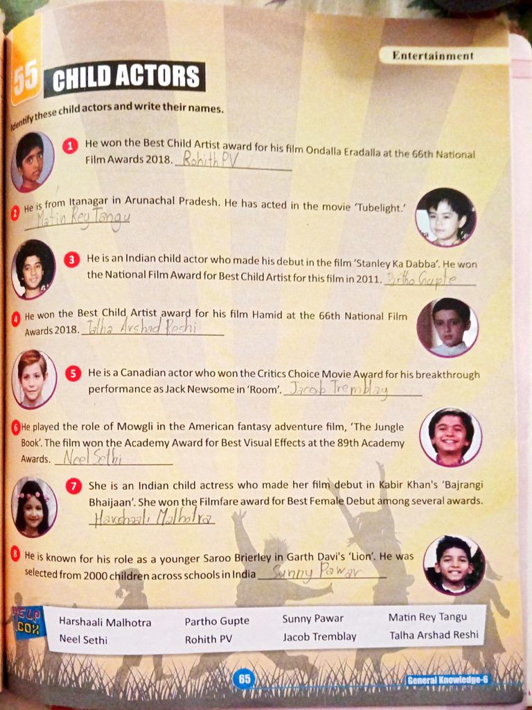 Notable Child Actors and Awards | PDF
