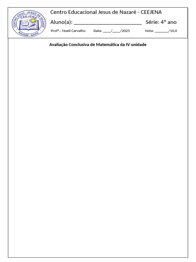 Modelo Atividade | PDF