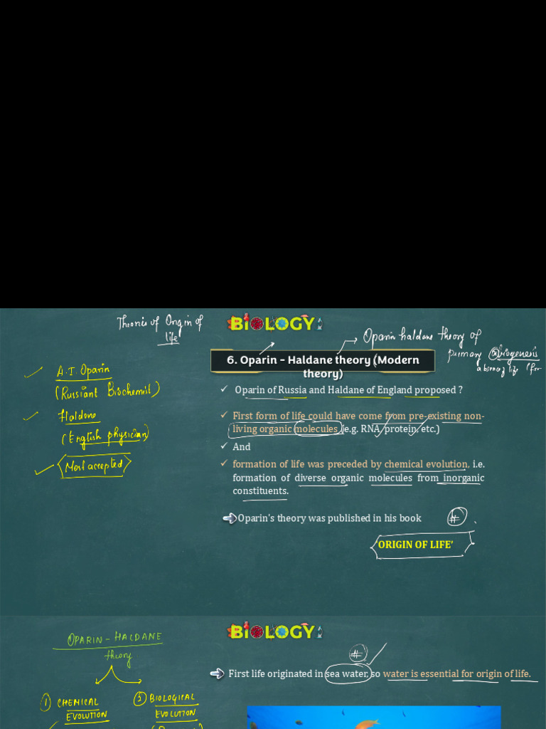 Evolution 2nd Part ALLENDigital | PDF | Abiogenesis | Organic Compounds
