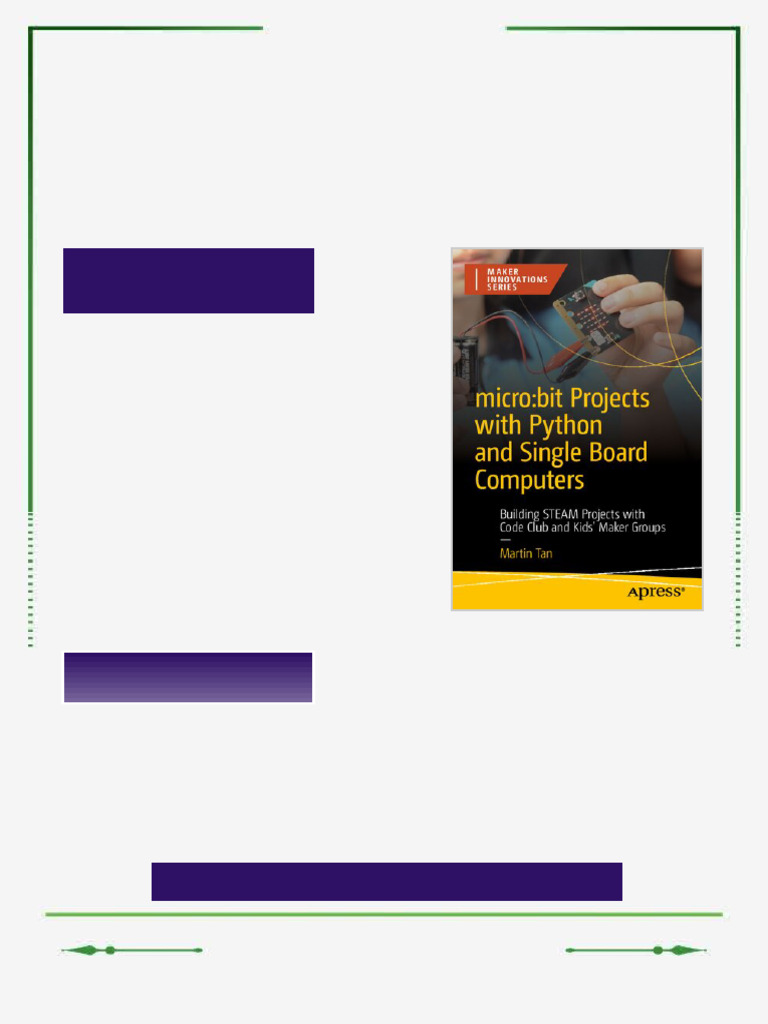 micro:bit Projects with Python and Single Board Computers: Building ...