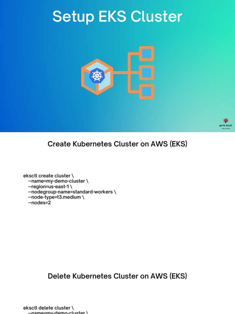 EKS Cluster Setup Guide | PDF