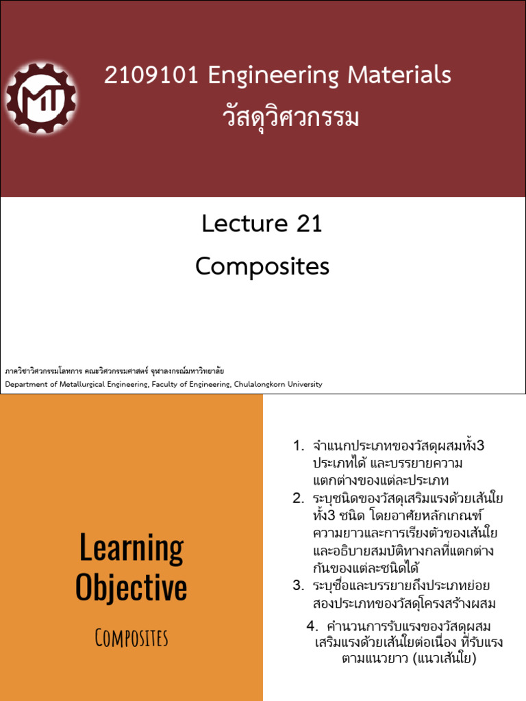 Lecture 21 Composites | PDF