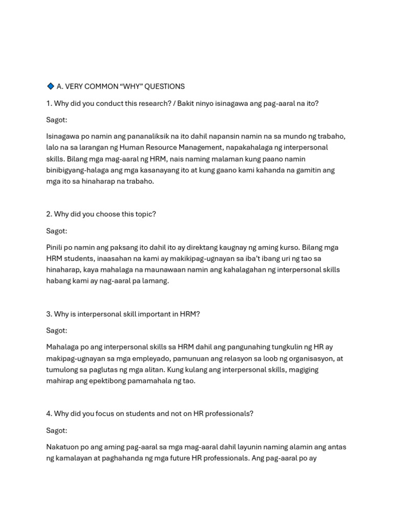 Questions and Answers to the Max | PDF