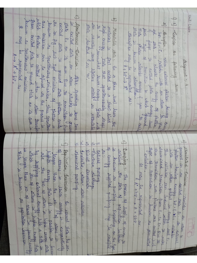 Physics Assignment 4-1 | PDF