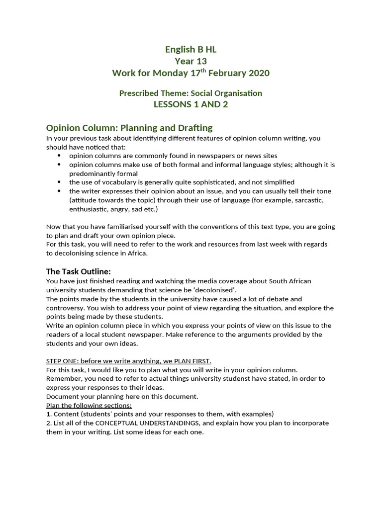 Year 13 English B Work L1!2!24-28 Feb | PDF | Communication | Human Communication