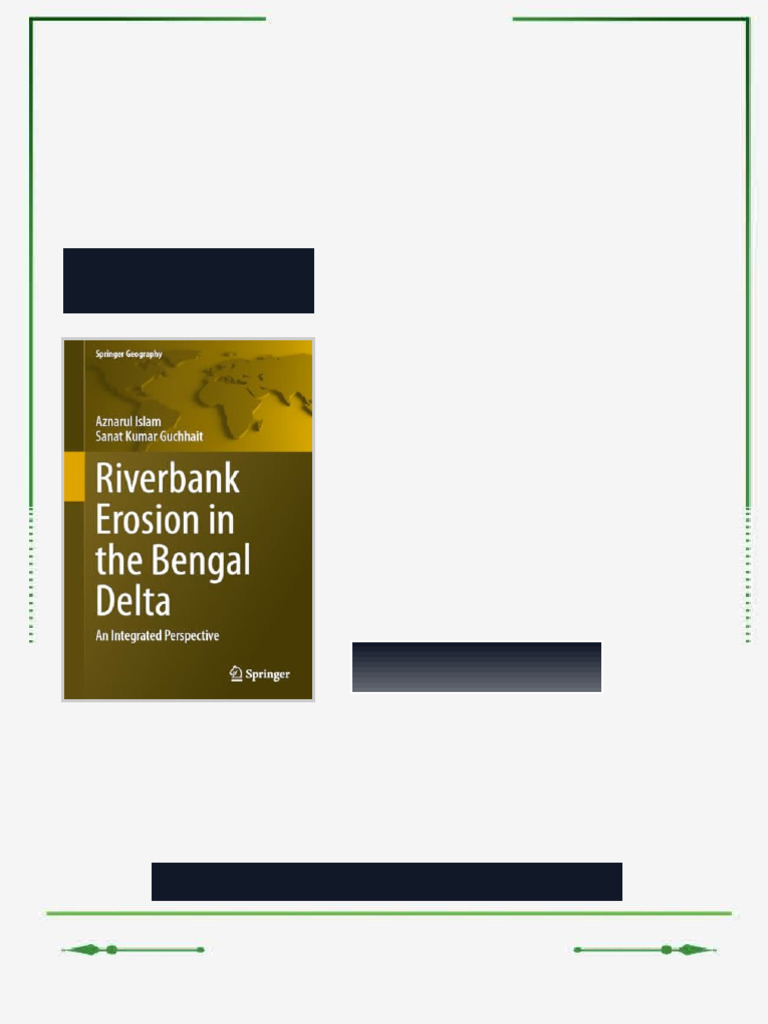 Riverbank Erosion in the Bengal Delta: An Integrated Perspective ...