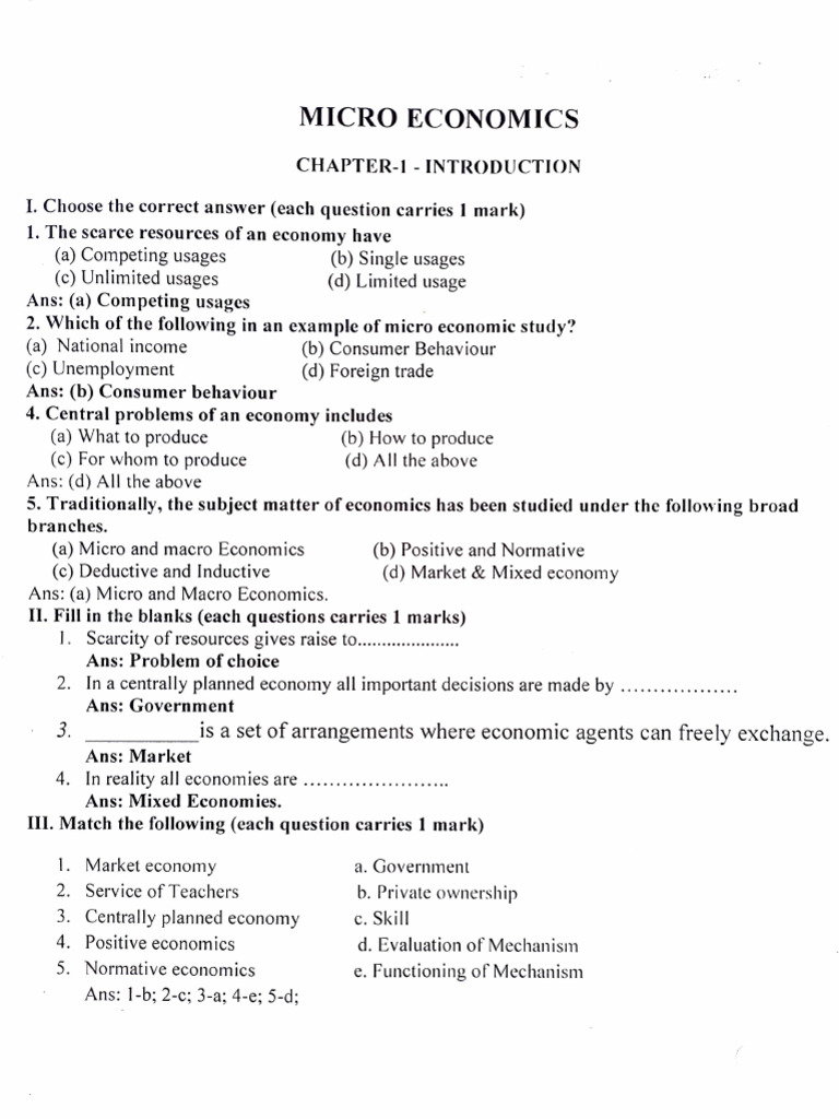 Micro Economics PDF | PDF