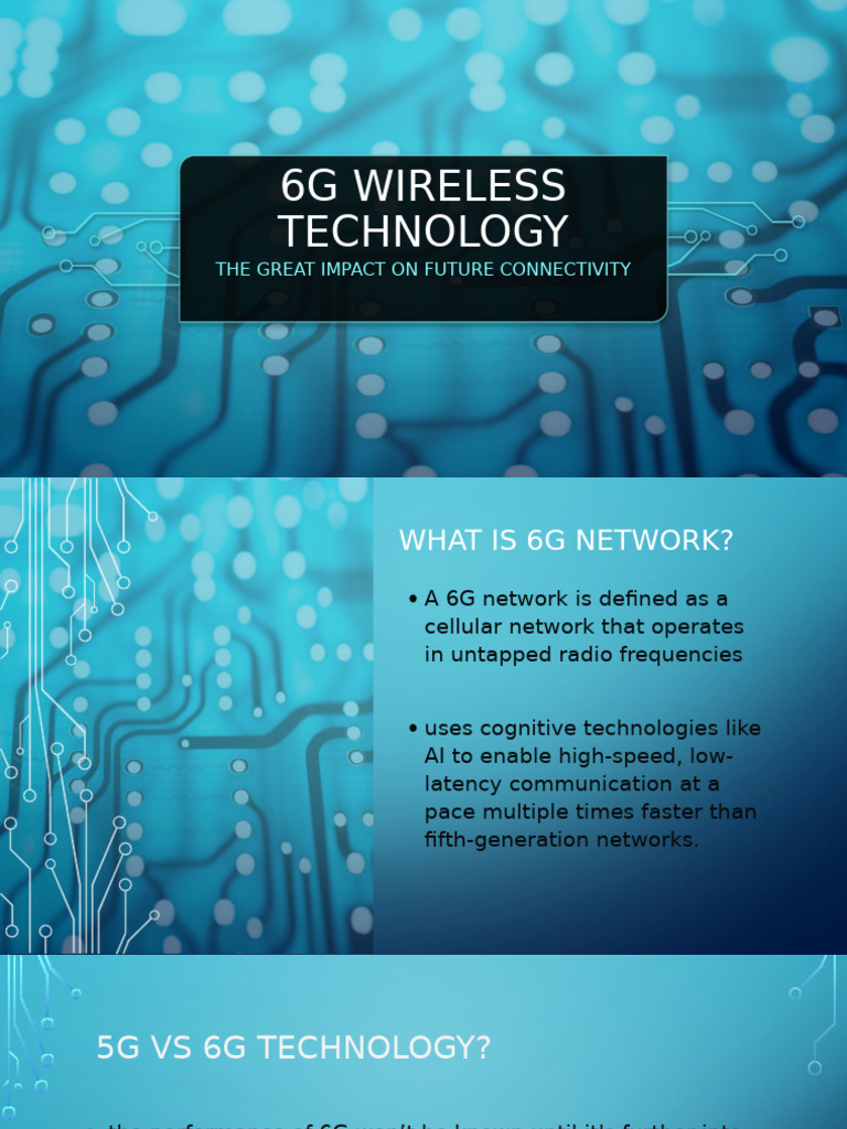 Future of Connectivity: 6G Technology Insights | PDF