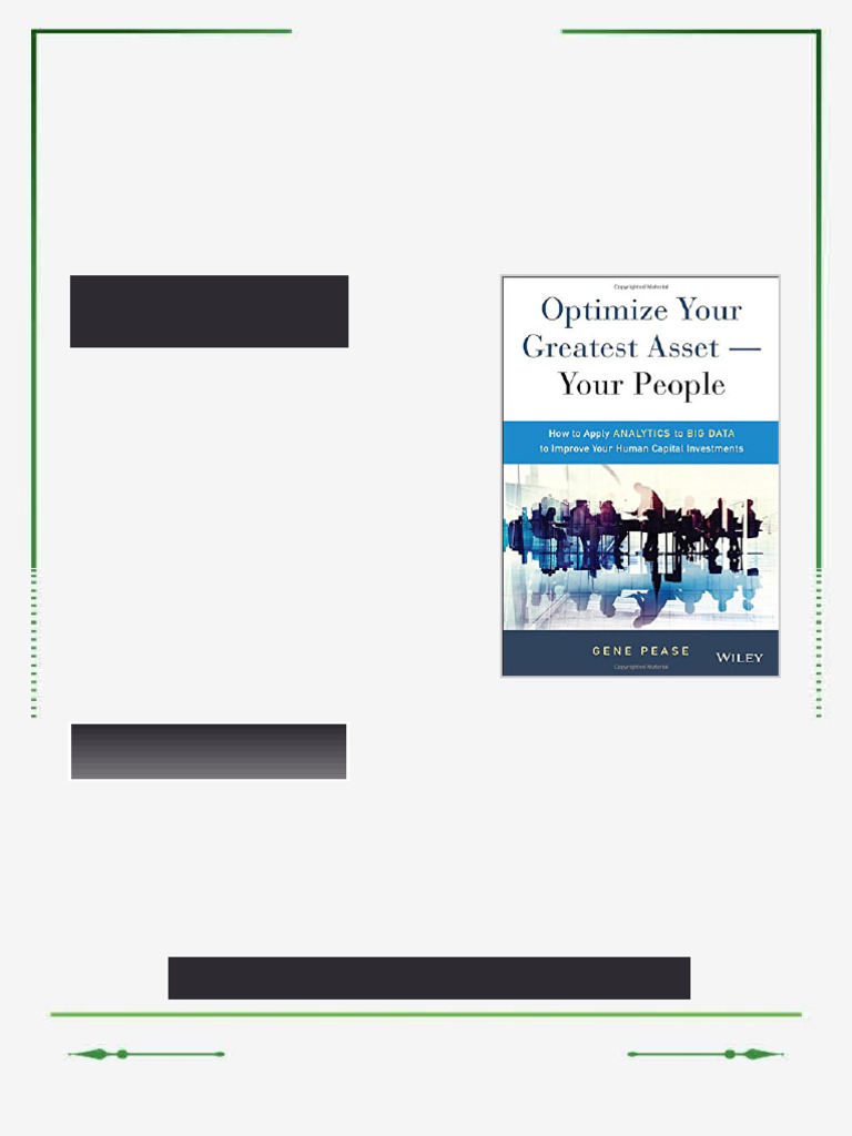 Optimize Your Greatest Asset Your People How to Apply Analytics to Big ...