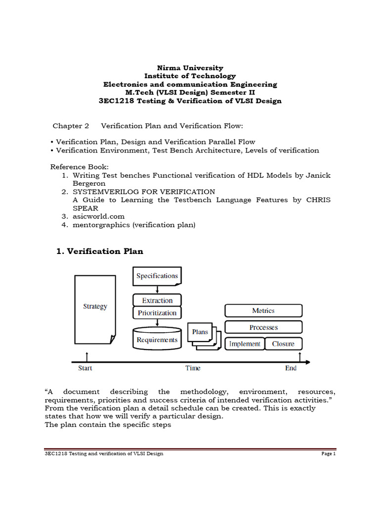 VLSI Design Testing & Verification Guide | PDF | Formal Verification ...
