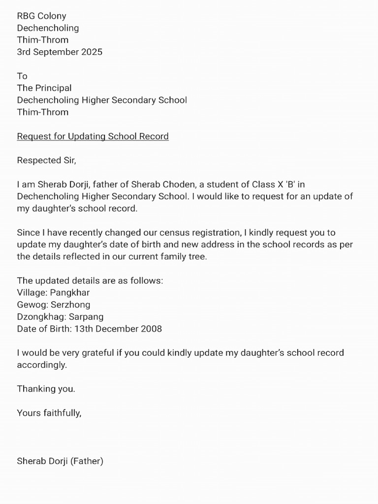 Letter | PDF
