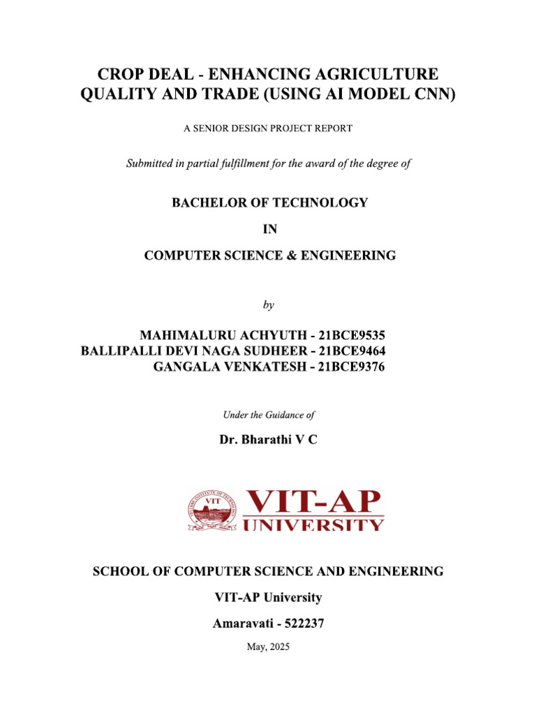 SDP Final Report | PDF