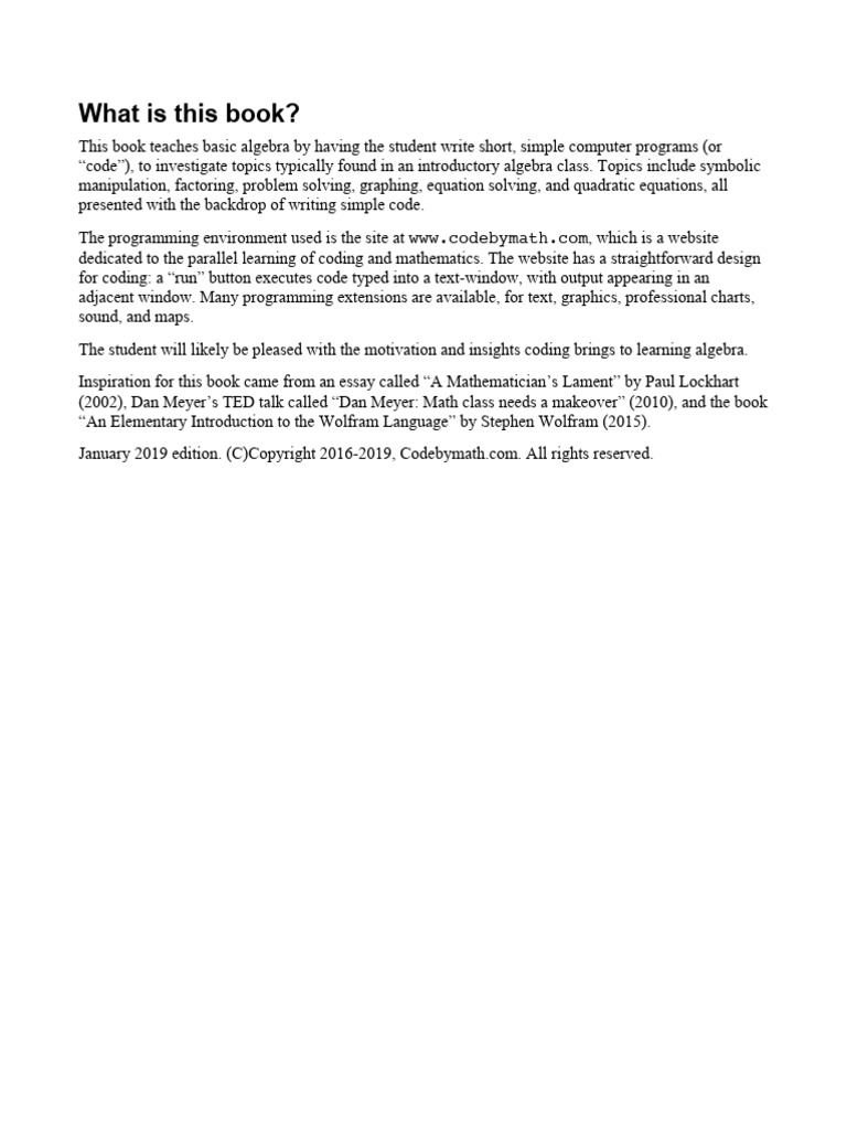 codebymath_book | PDF | Factorization | Polynomial