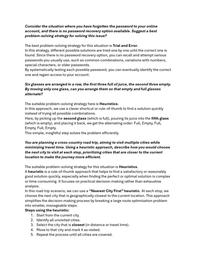 Scenario Based | PDF | Heuristic | Equations