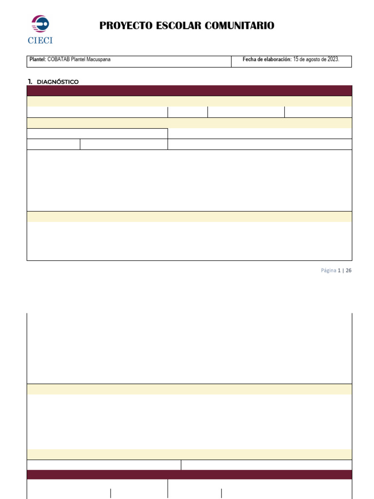 Ejemplo completo de PEC | PDF