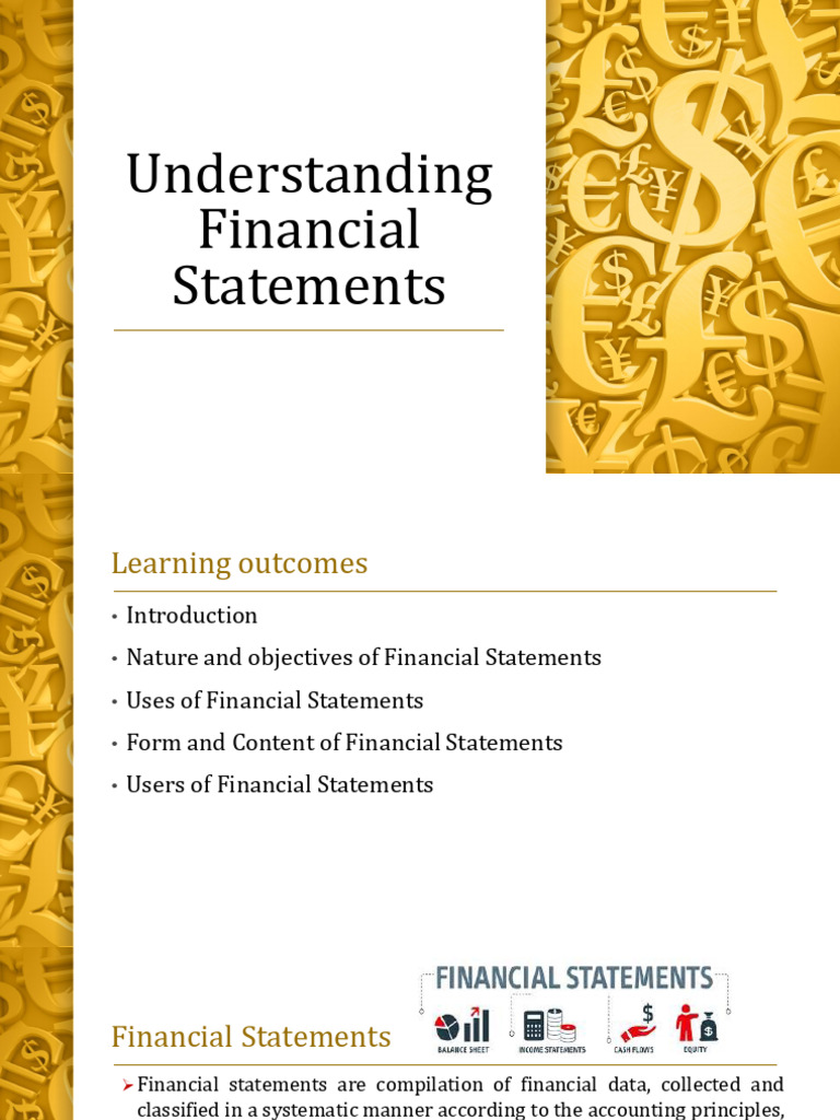 Financial Statements: Overview and Framework | PDF | Balance Sheet ...