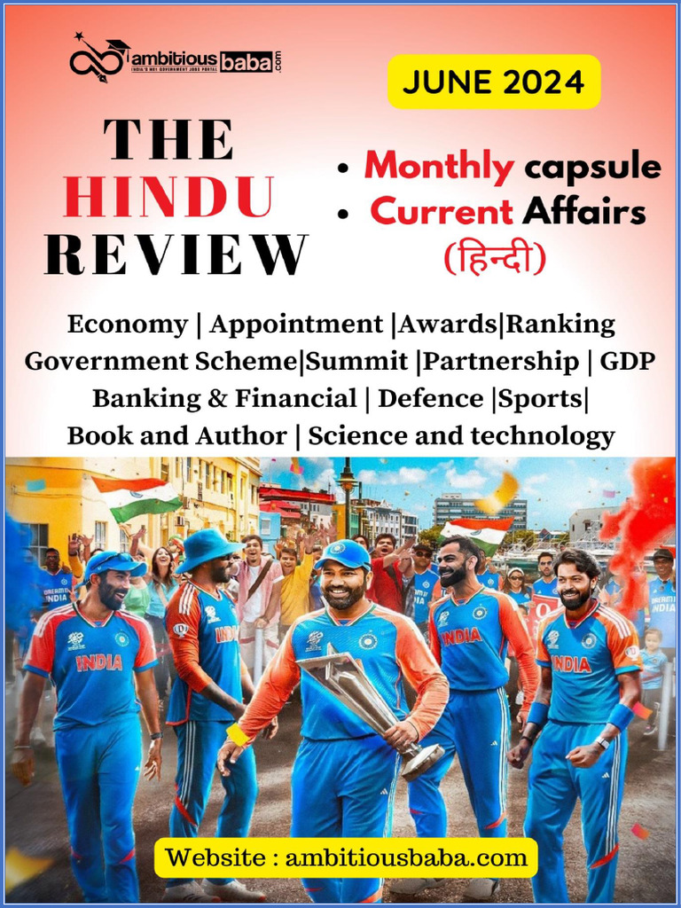 PDF the Hindu Review June 2024 by Ambitious Baba | PDF | Slovakia | Nato