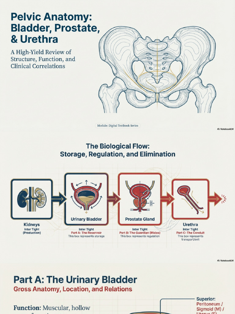 Pelvic Anatomy High Yield Review | PDF