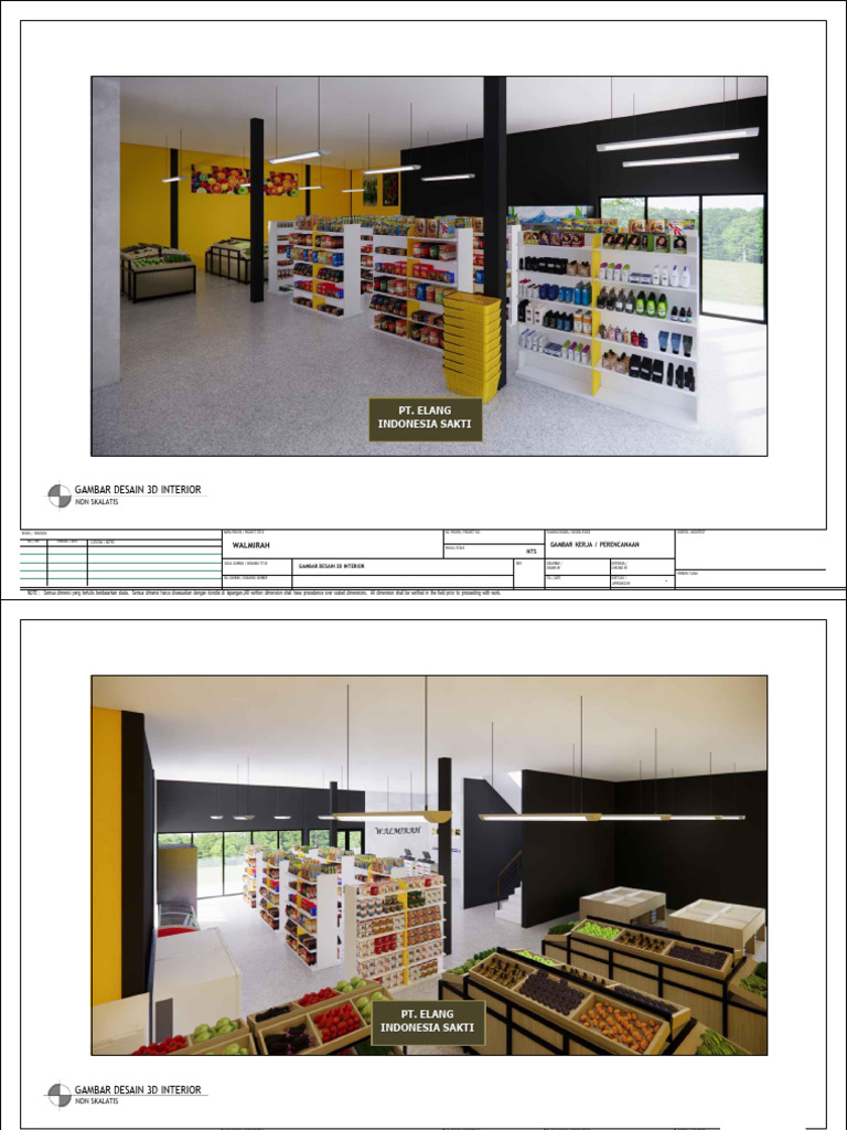 3D Interior Design Drawing Revision | PDF