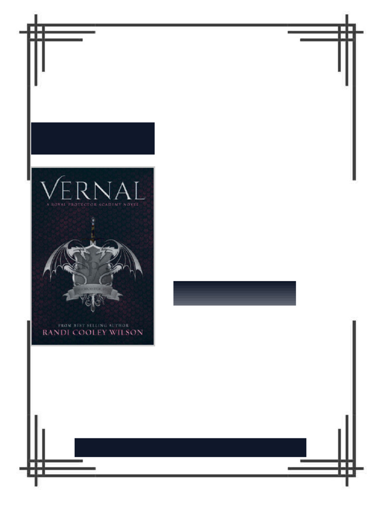 Royal Protector Academy 01 0 Vernal 1st Edition Randi Cooley Wilson ...