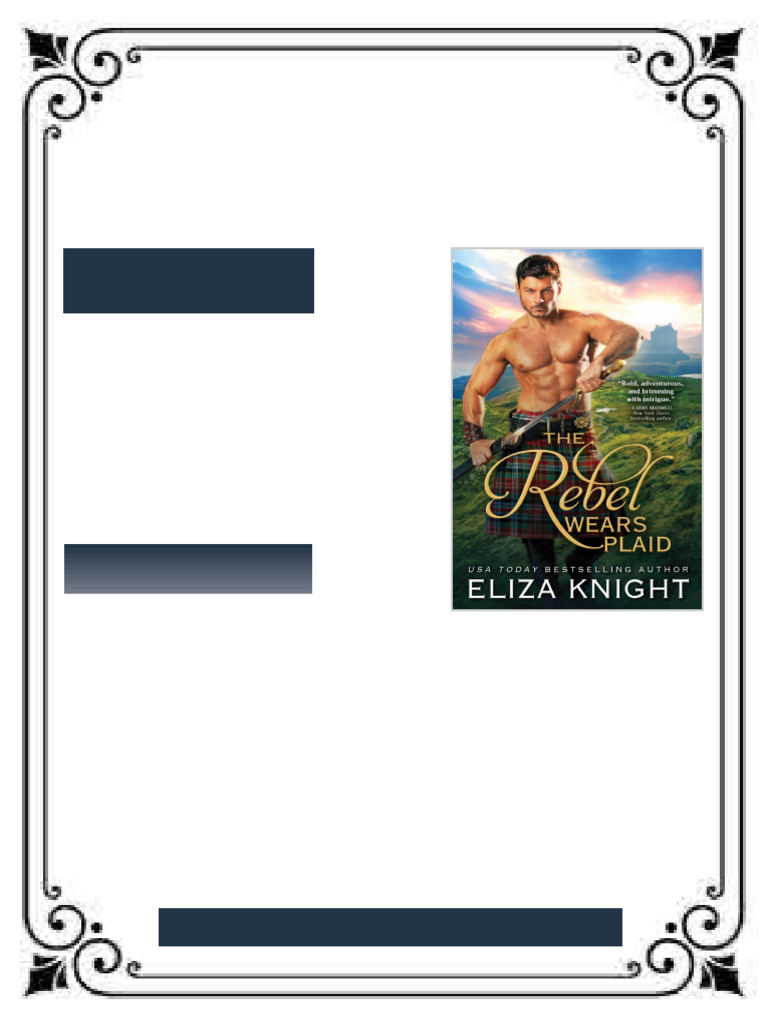 The Rebel Wears Plaid Eliza Knight ebook detailed section release | PDF