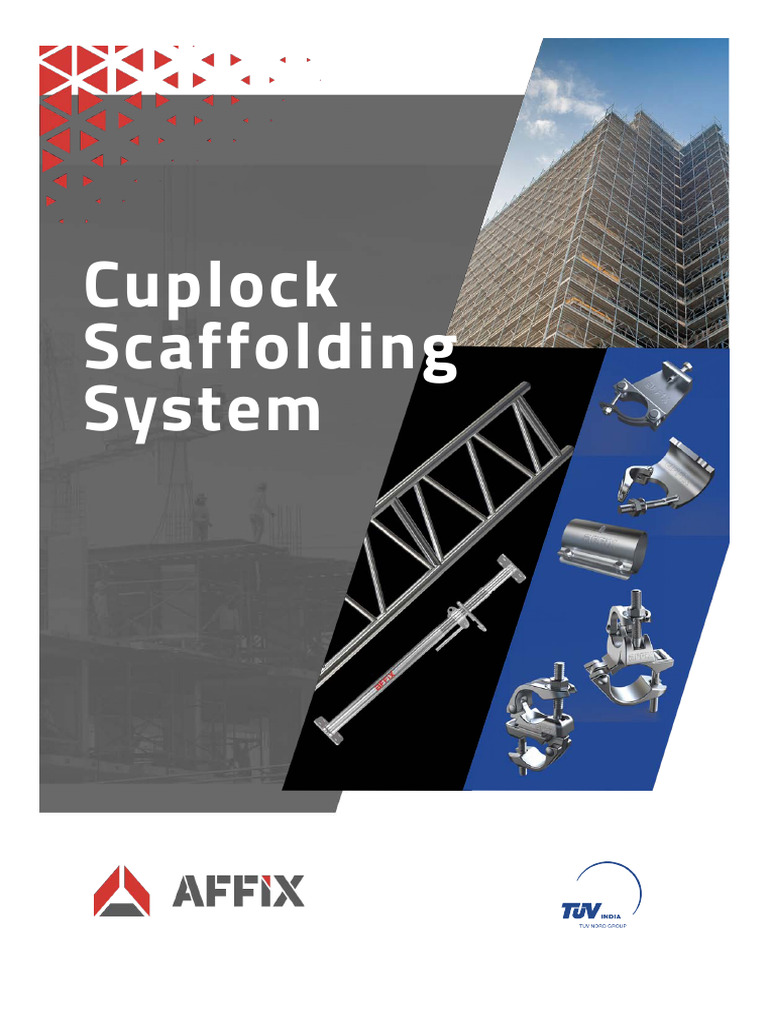 Affix Cuplock Manual Copy | PDF | Scaffolding | Pipe (Fluid Conveyance)