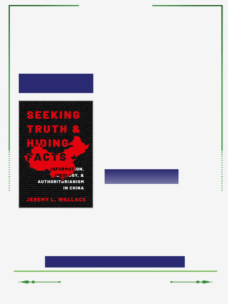 Seeking Truth and Hiding Facts Jeremy L. Wallace ebook digital version ...